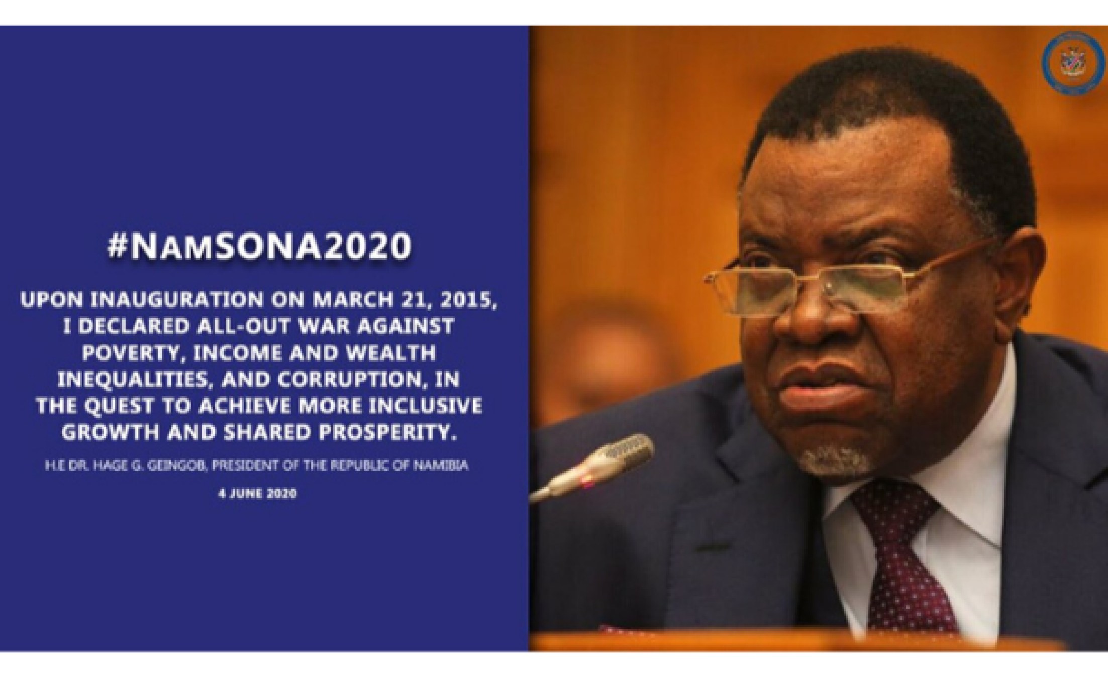 Namibia: State of The Nation Address by His Excellency Dr. Hage G ...